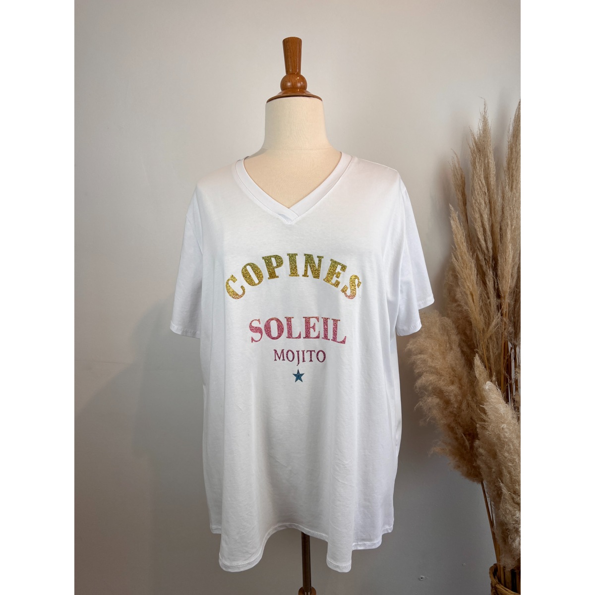 T-shirt Copines Soleil Mojito Grande taille