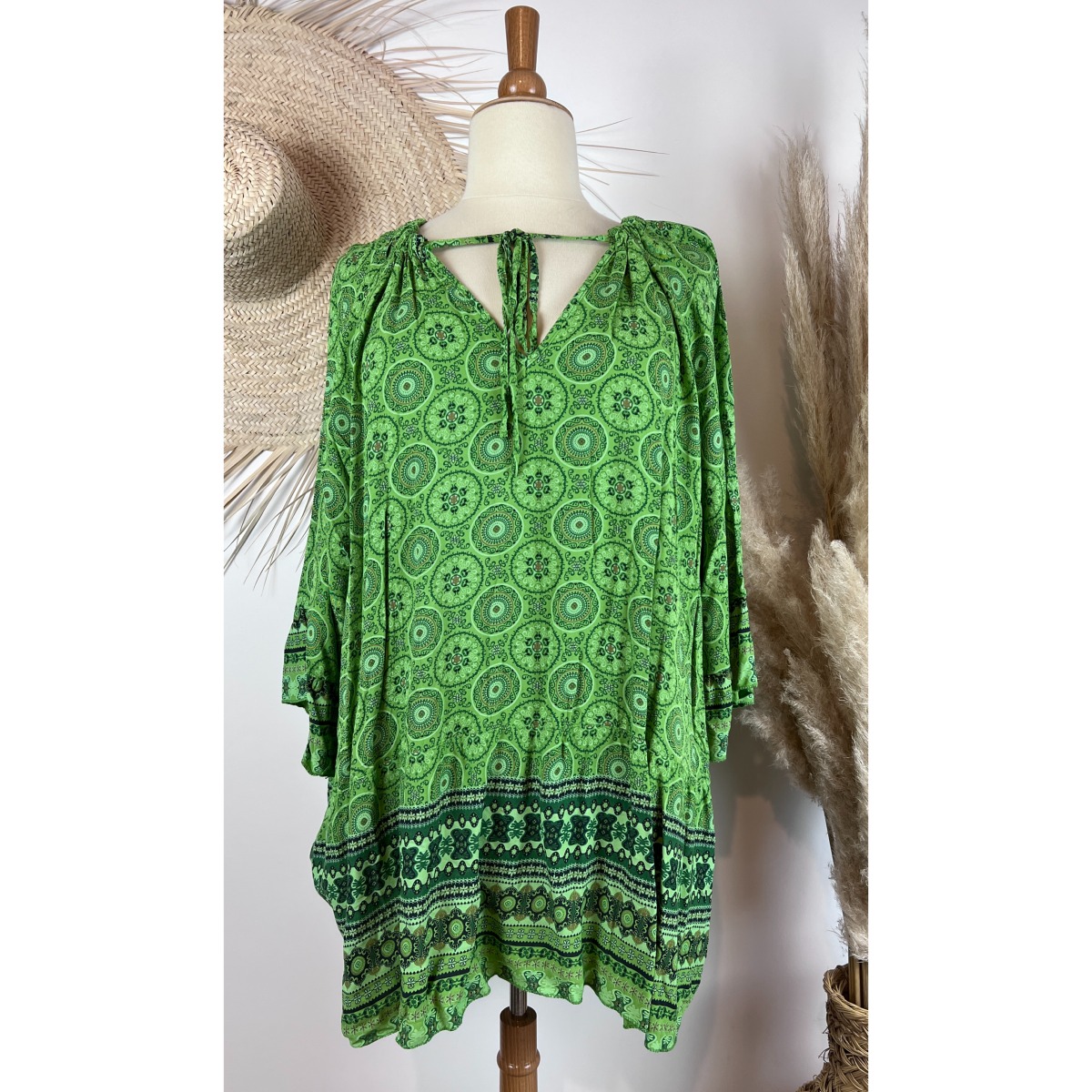 Tunique Mandalas Bohème Grande Taille |PASSION BOHEME