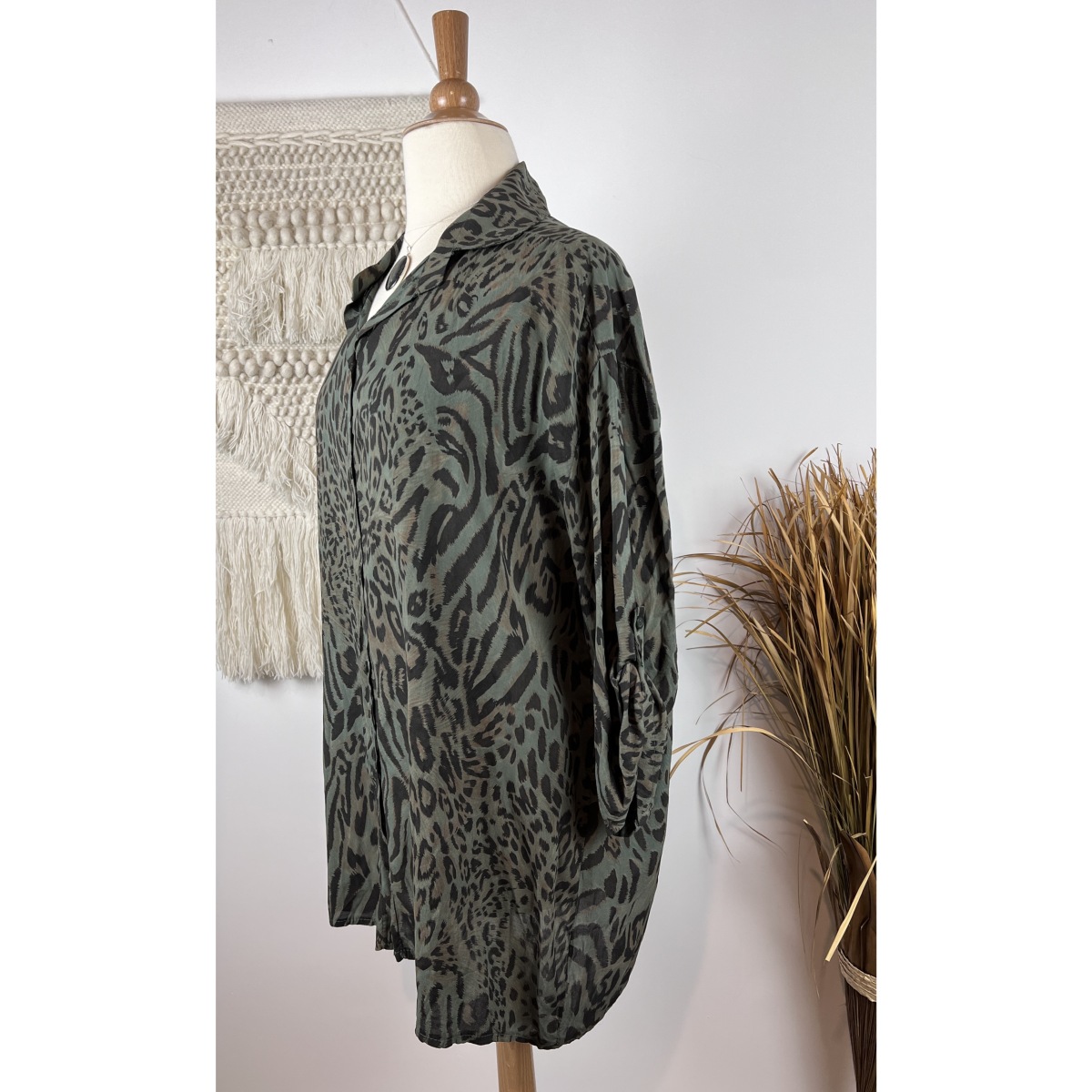 Chemise Léopard Grande Taille 52 / 54 |PASSION BOHEME