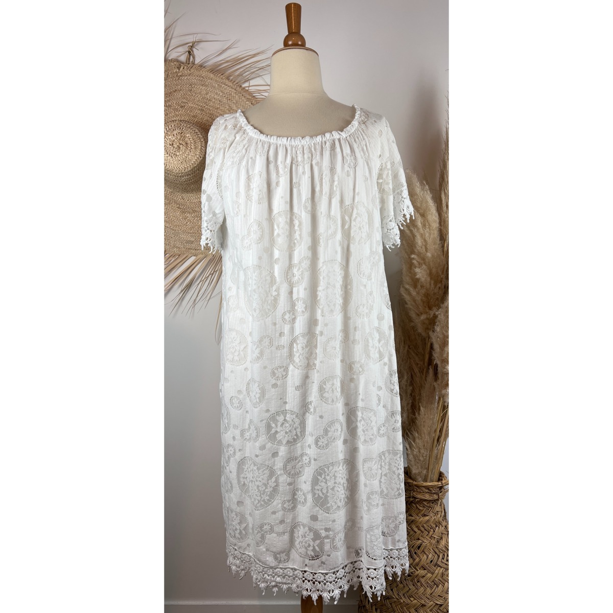 Robe Dentelle-Bohème-Grande-Taille |PASSION BOHEME