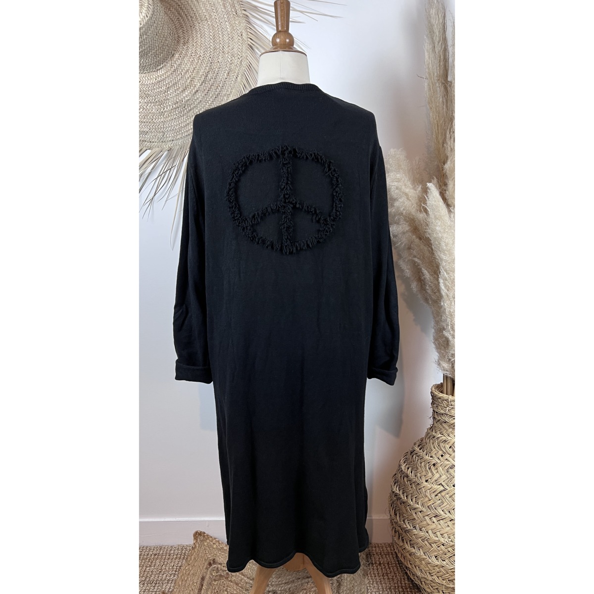 Robe Bohème Peace Frangé Grande Taille |PASSION BOHEME